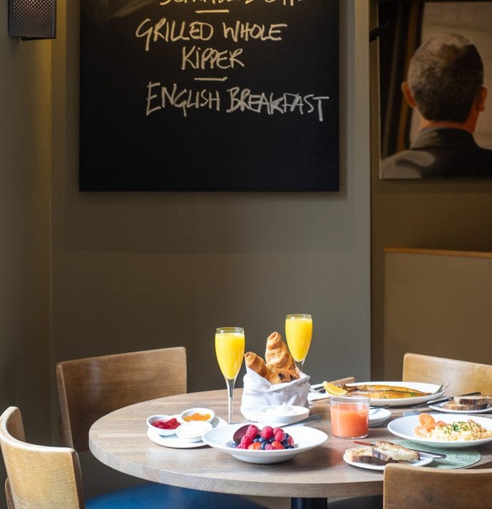Breakfast Menu, Quod Restaurant & Bar, Oxford High Street